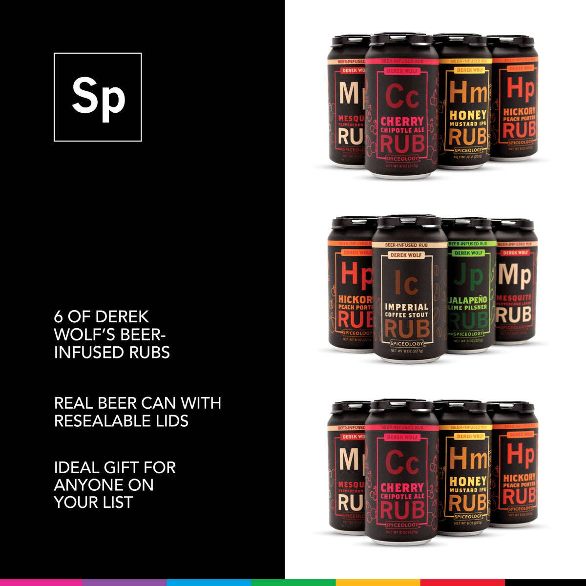 6 Pack Beer Rub Sampler – Lux Haus