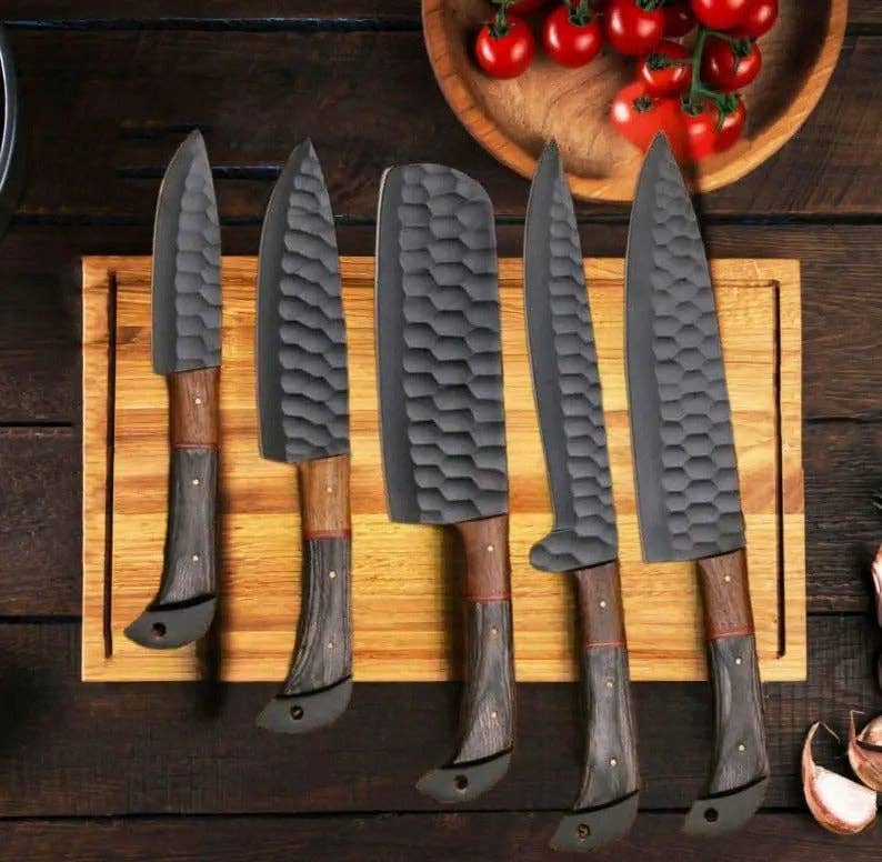 Signature Damascus Chef's Knife – Lux Haus